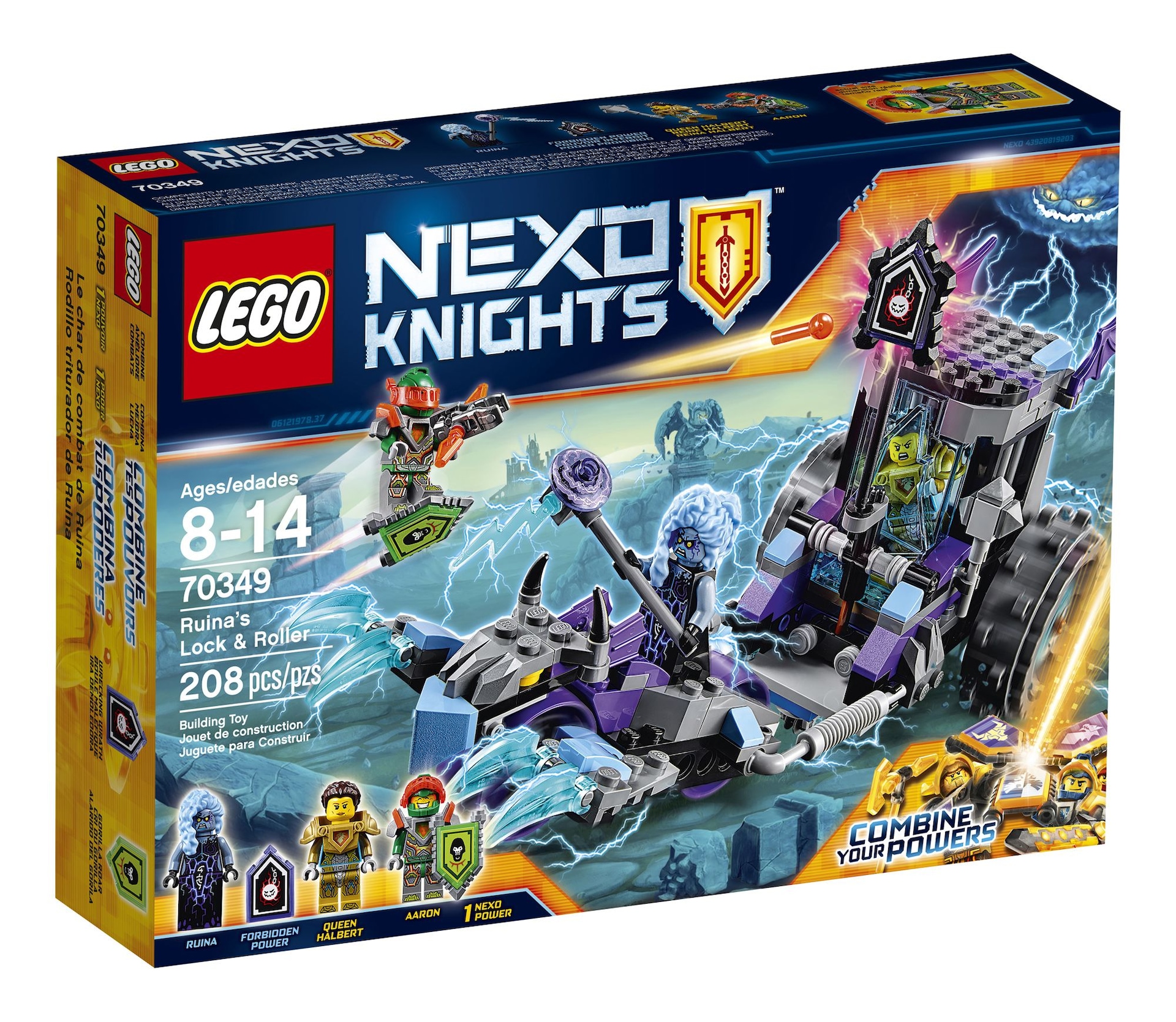 Lego Nexo Knights Ruina's Lock and Roller, 208-pcs | Canadian Tire