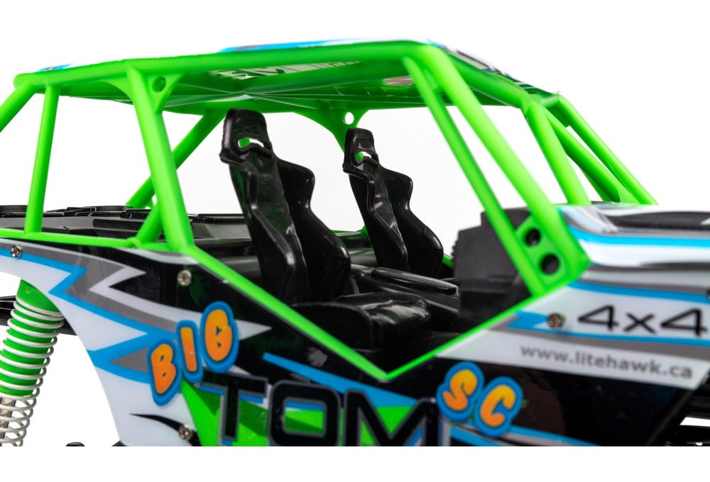 LiteHawk BIG TOM All-Terrain Remote Controlled Truck Vehicle Toy, Ages ...