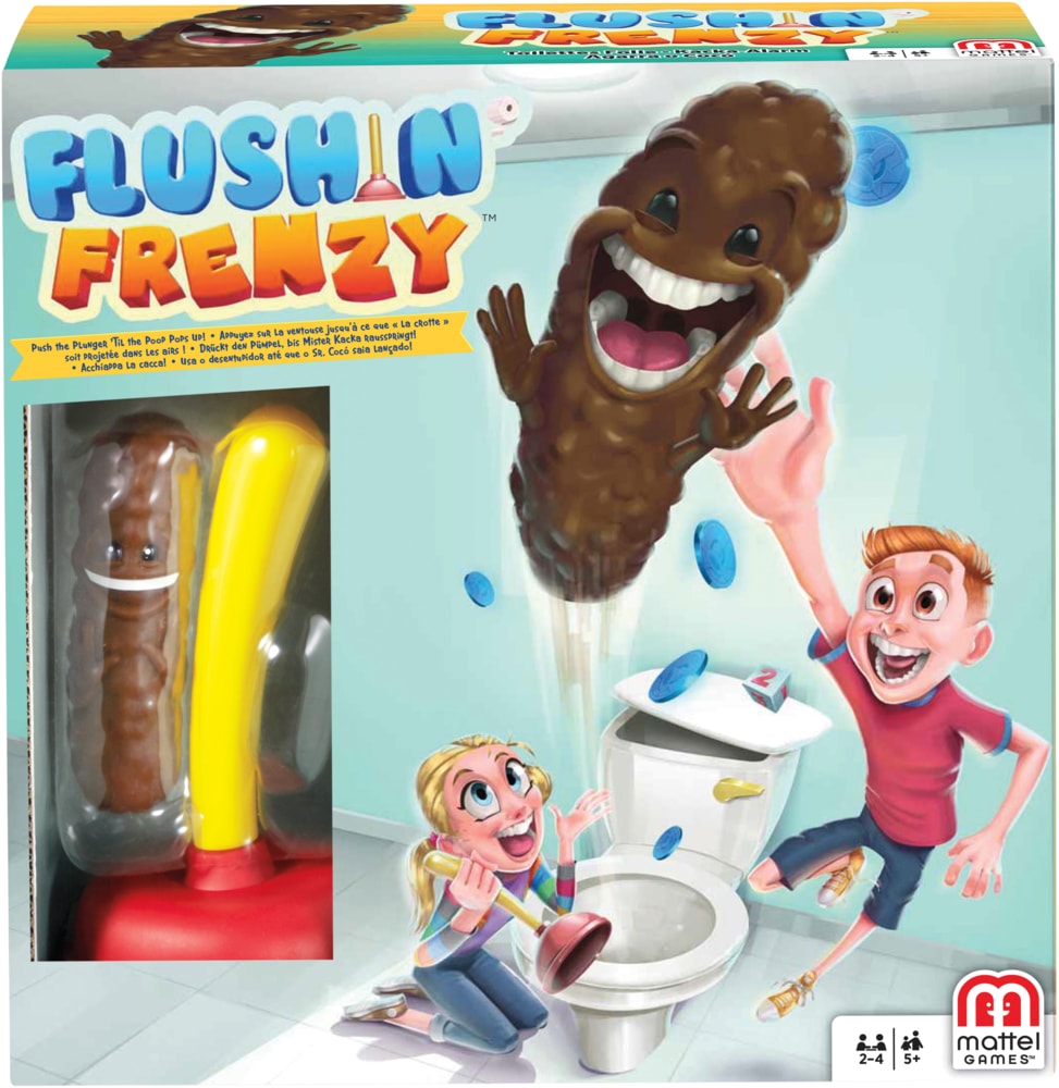 Mattel Flushin' Frenzy Toilet Game | Canadian Tire