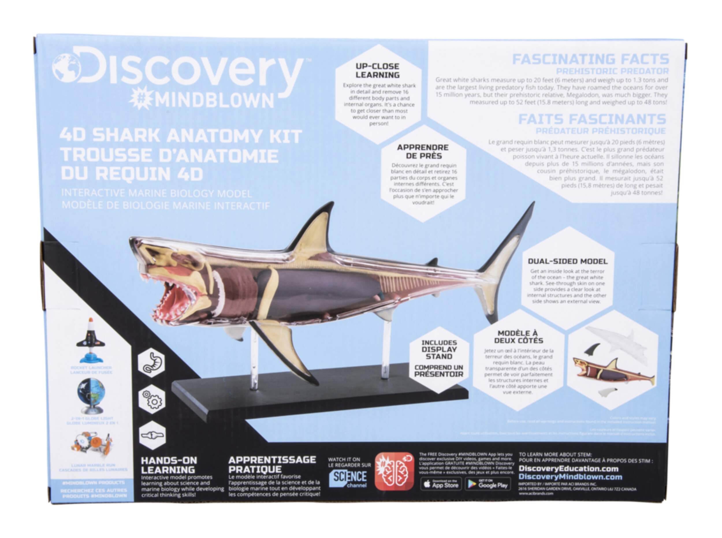 Discovery #Mindblown 4D Vision Shark Anatomy Kit, Ages 6+ | Canadian Tire