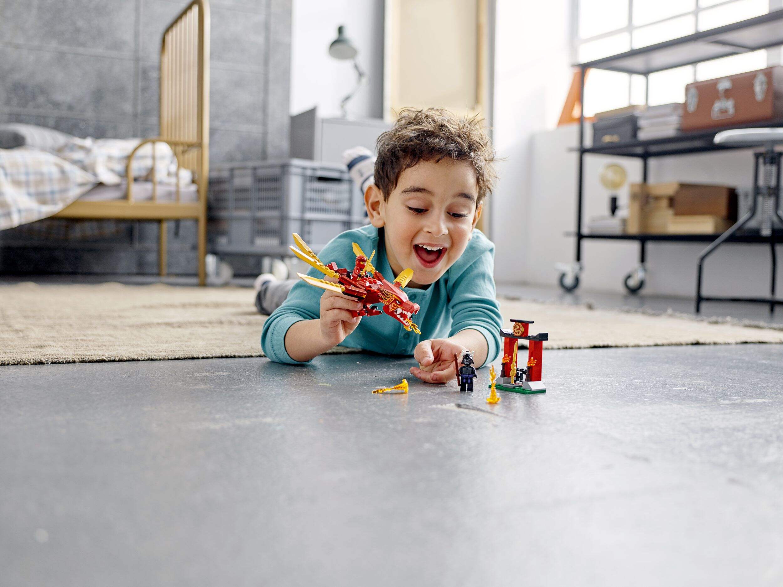 LEGO® NINJAGO® Legacy Kai’s Fire Dragon 71701 Building Toy Kit For Kids ...