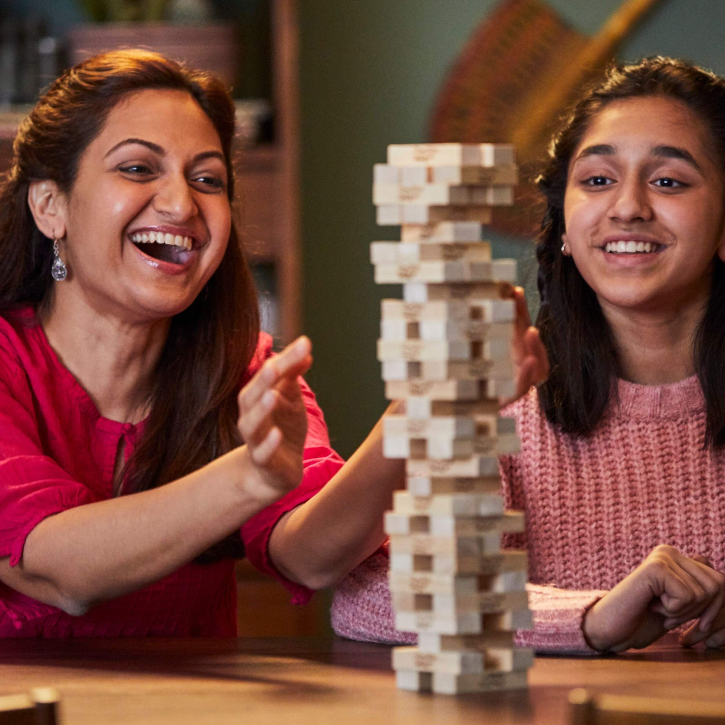 Hasbro Classic Jenga, Wood Block Stacking Tower Game, Ages 6+ | Party City