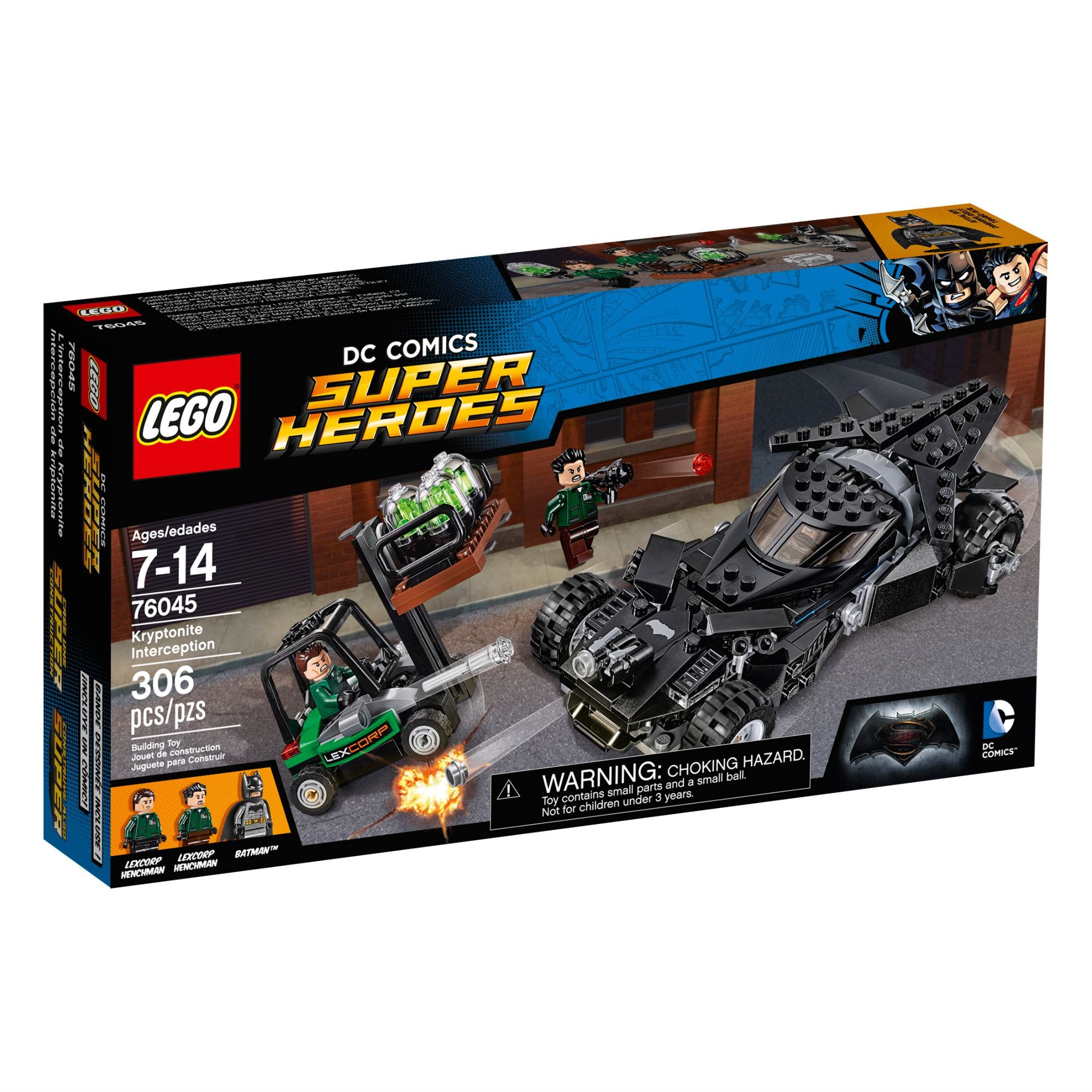 LEGO Super Heroes, Interception de la Kryptonite, 306 pièces | Canadian ...