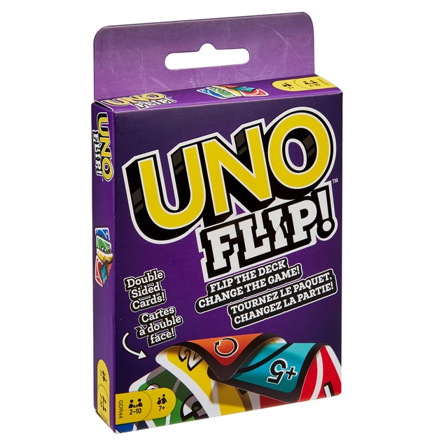 UNO Flip™ Reverse Card Game, Double Sided Cards, Age 7+ | Canadian Tire