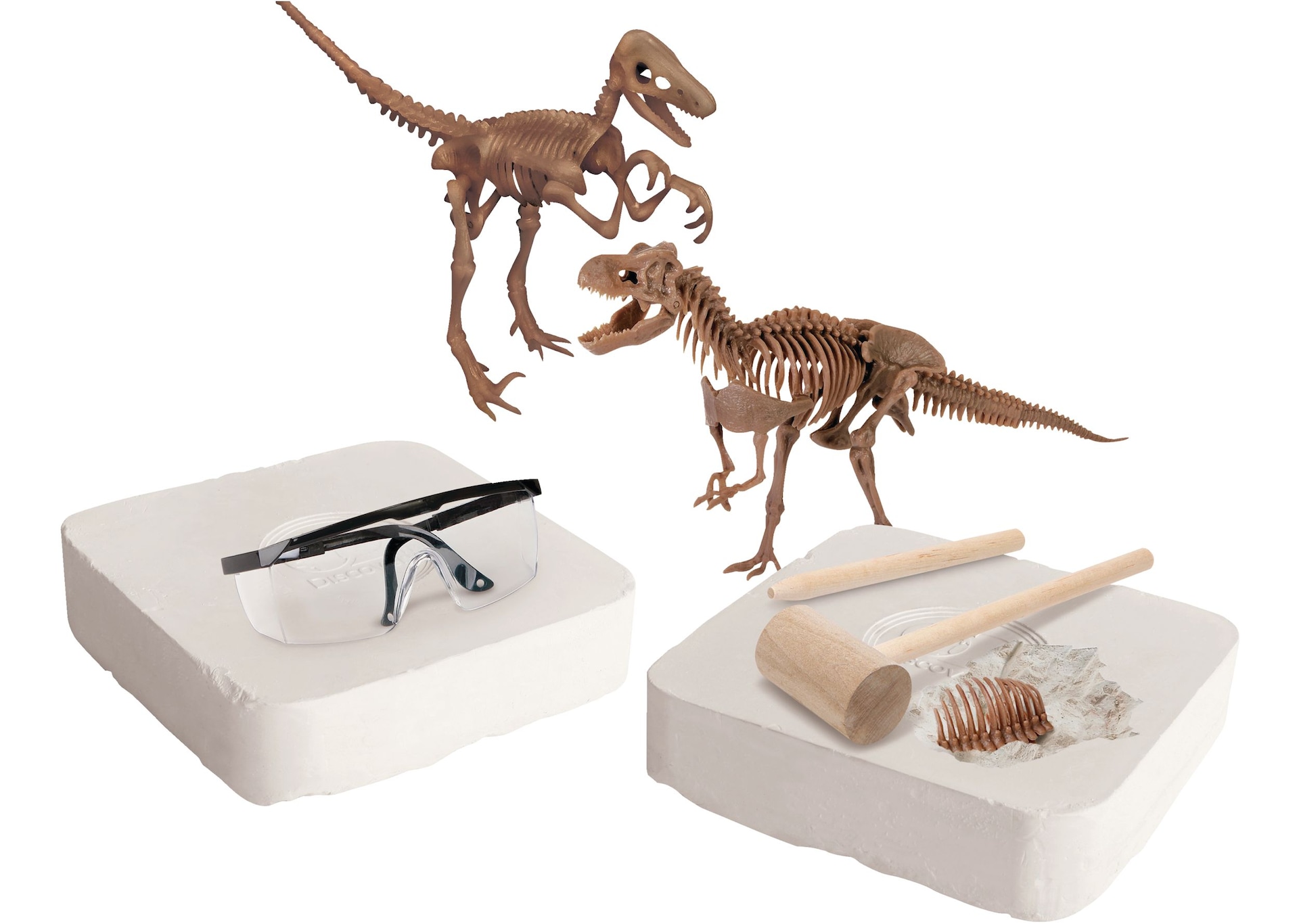 Discovery Hands-On Learning Dinosaur Excavation Fossil Kit For Kids ...