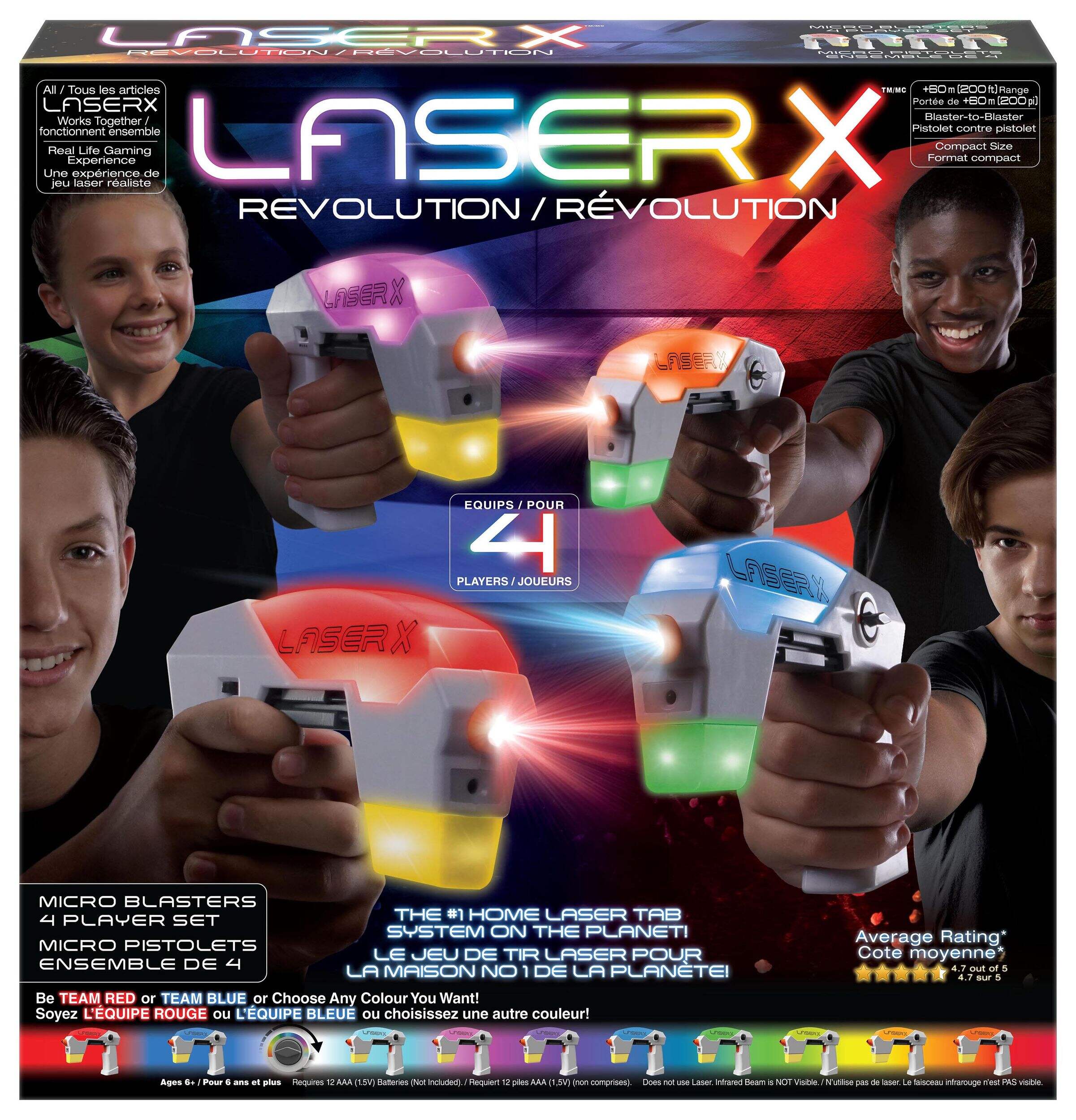 Laser X Evolution 4-Pack Blasters, Ages 6+ | Canadian Tire