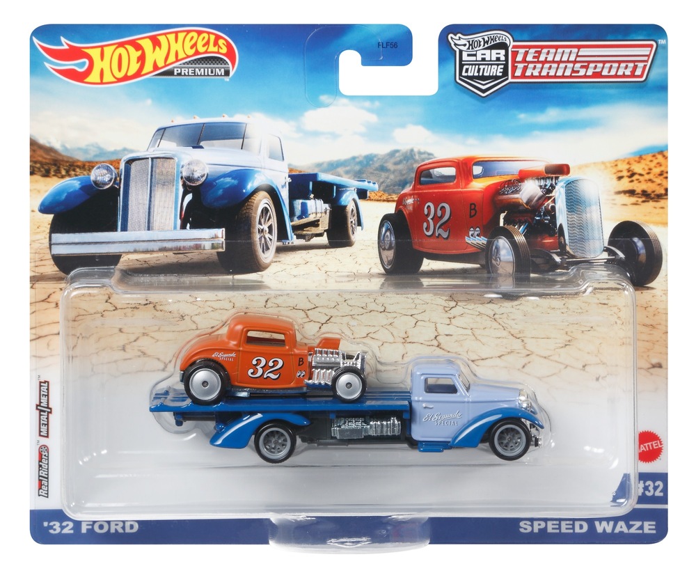 Hot Wheels® Team Transport Truck & Race Car, Assorted, Age 3 ...