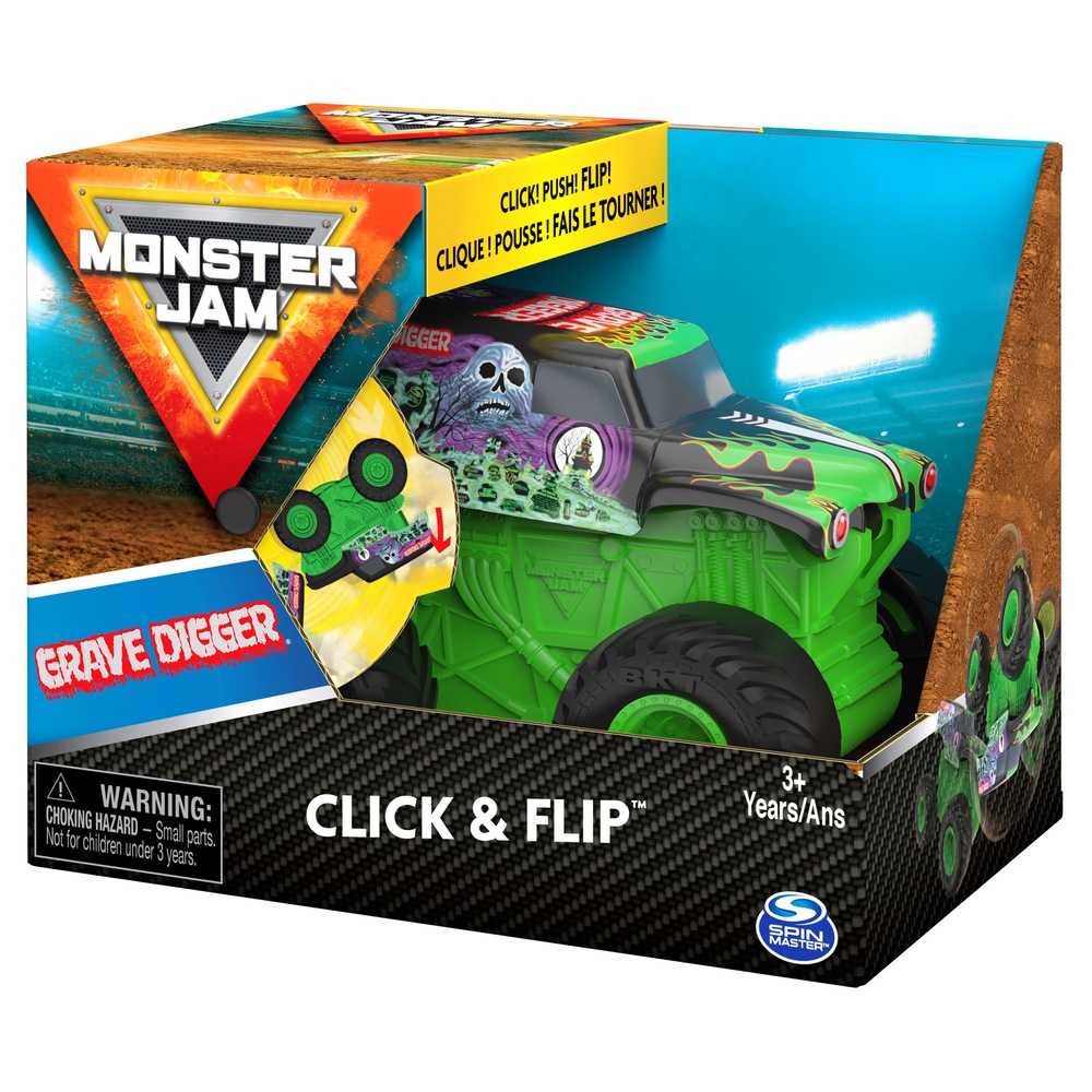 Monster Jam 1:43 Scale Click & Flip Trucks, Assorted, Age 1+ | Canadian ...