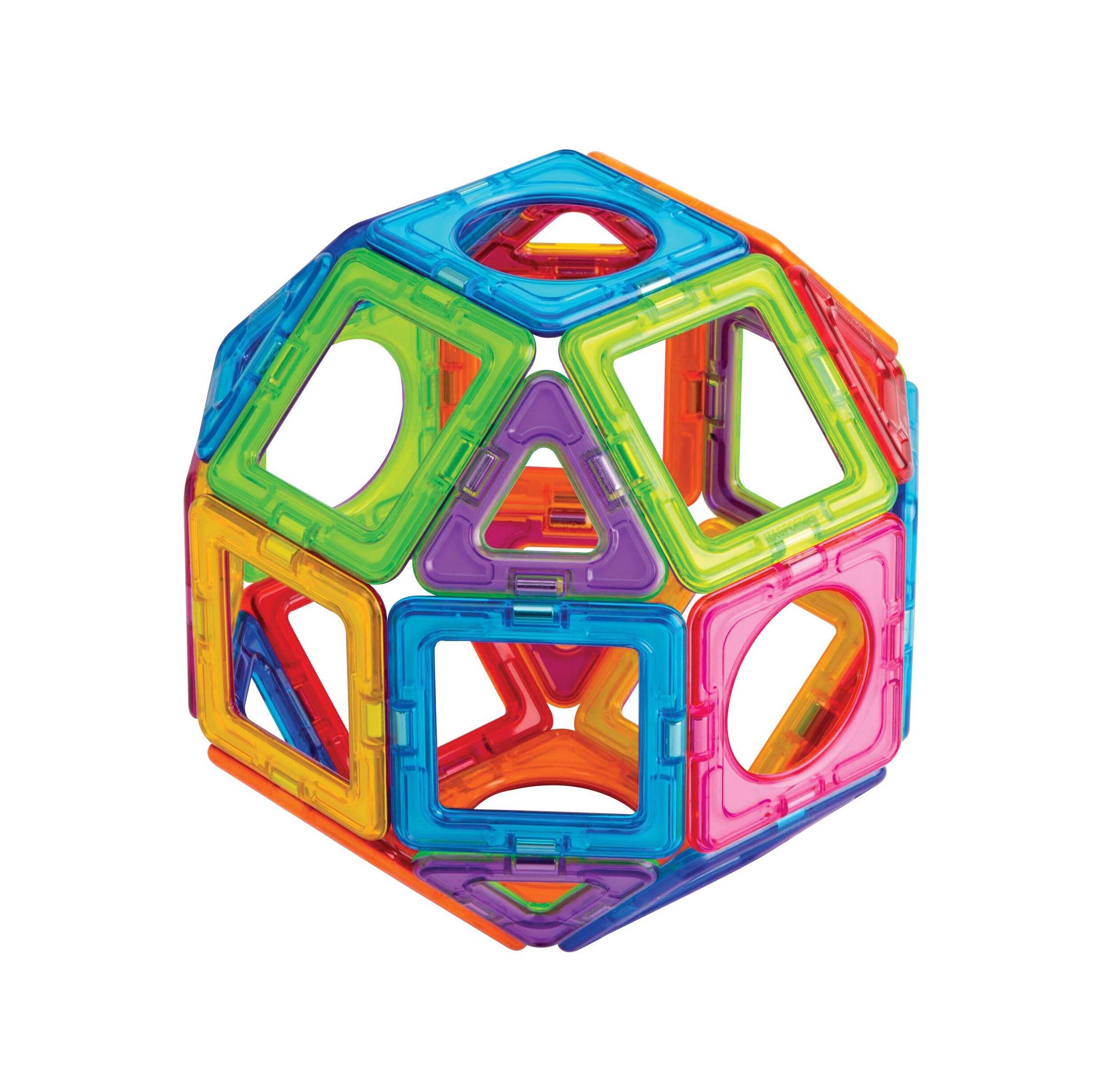 Magformers Basic Plus 26 Magnetic Construction Set, 26-pc, 26 pcs, Age ...