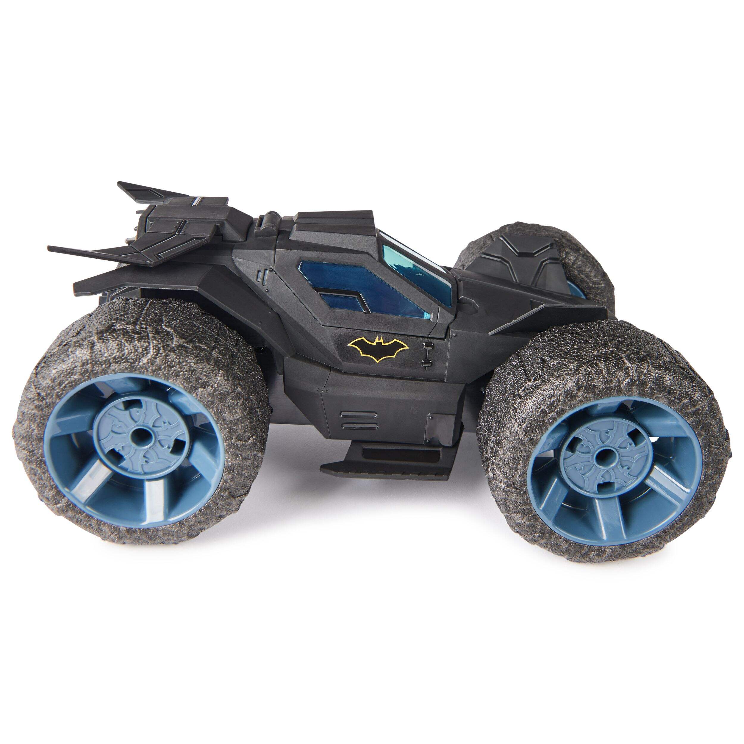 DC Comics Batman Stunt Force Remote-Controlled Batmobile, Ages 4 ...