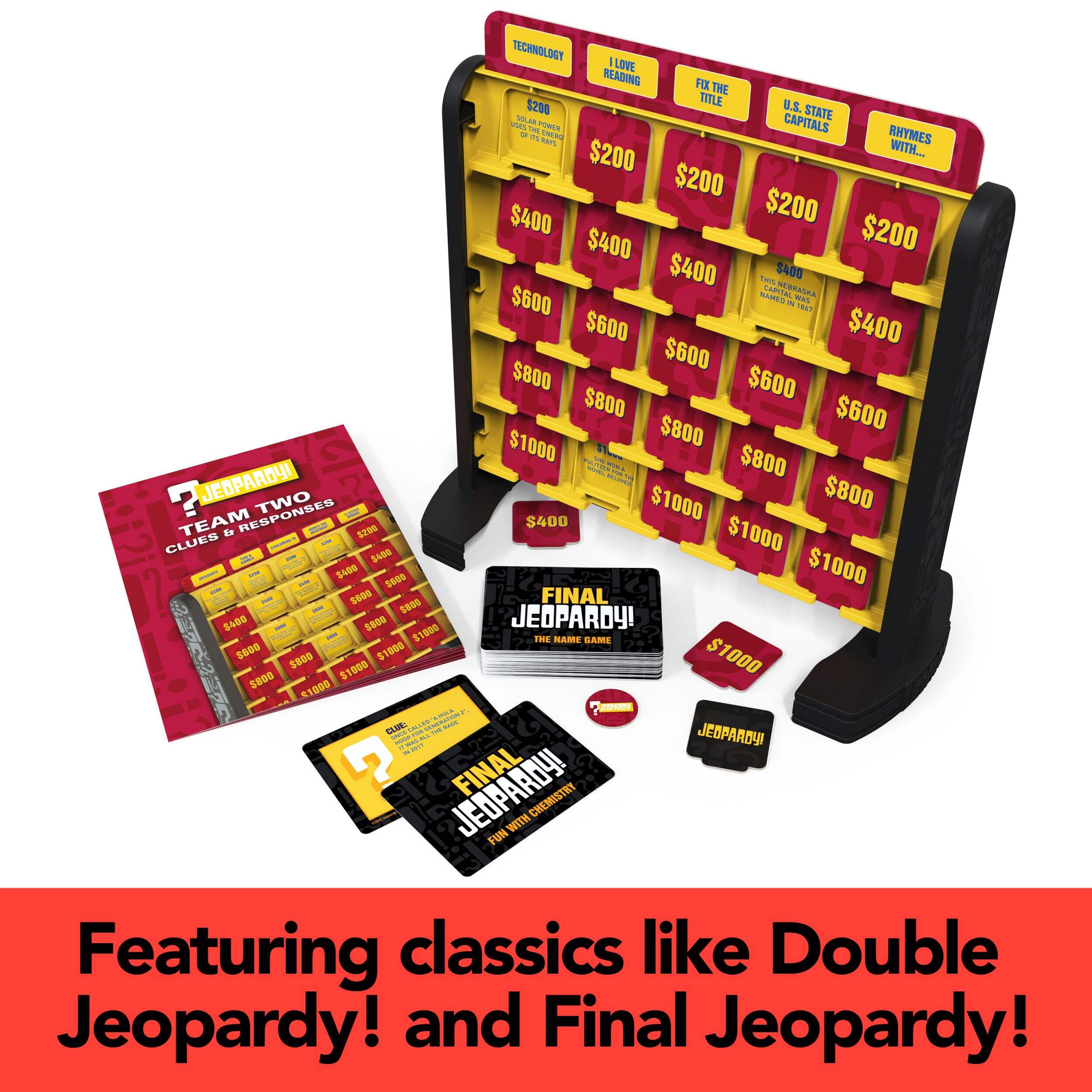 Jeopardy Family-Edition Trivia Board Game, Ages 10+ | Canadian Tire