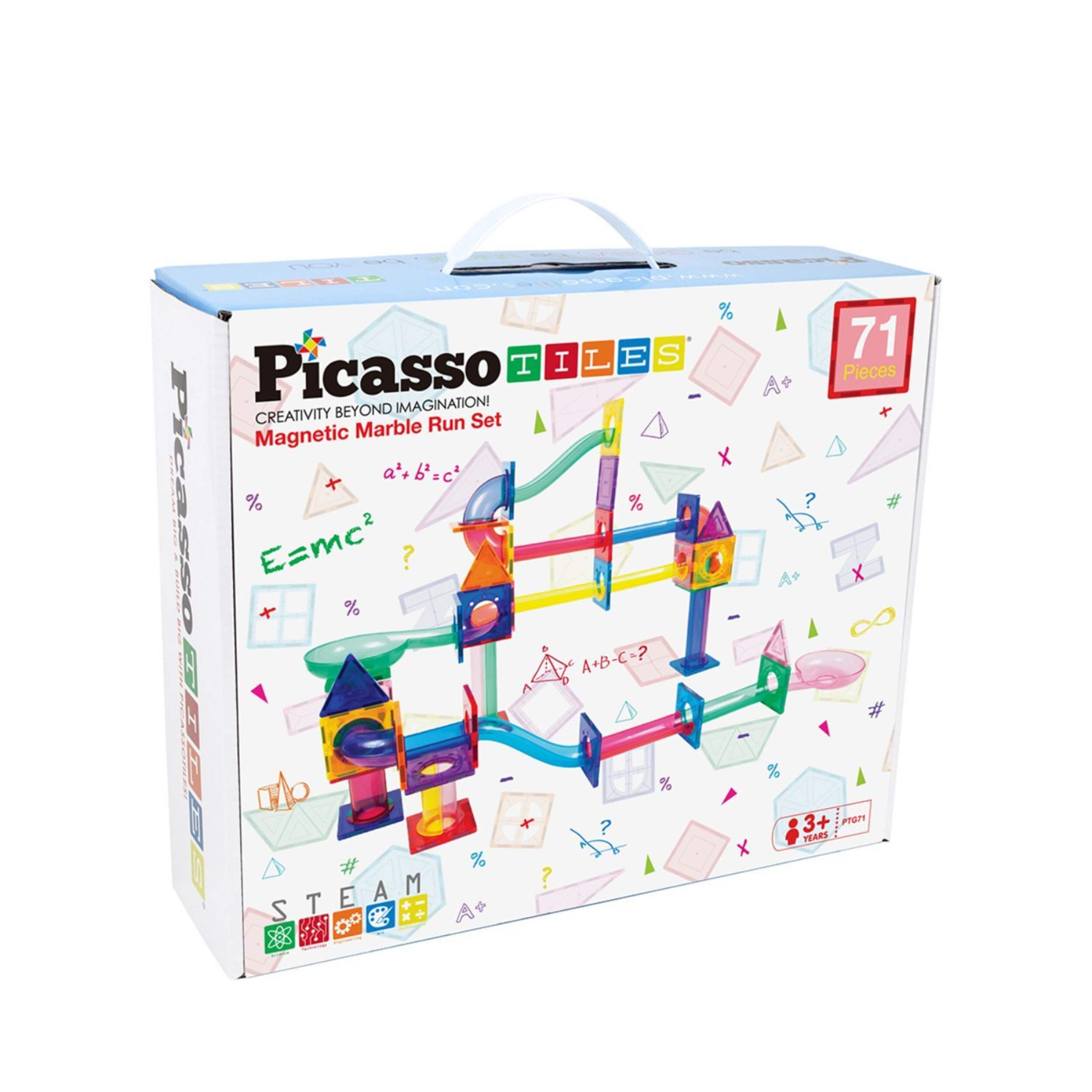 Picasso Tiles Magnetic Marble Run Building Blocks, 71-pc | Canadian Tire