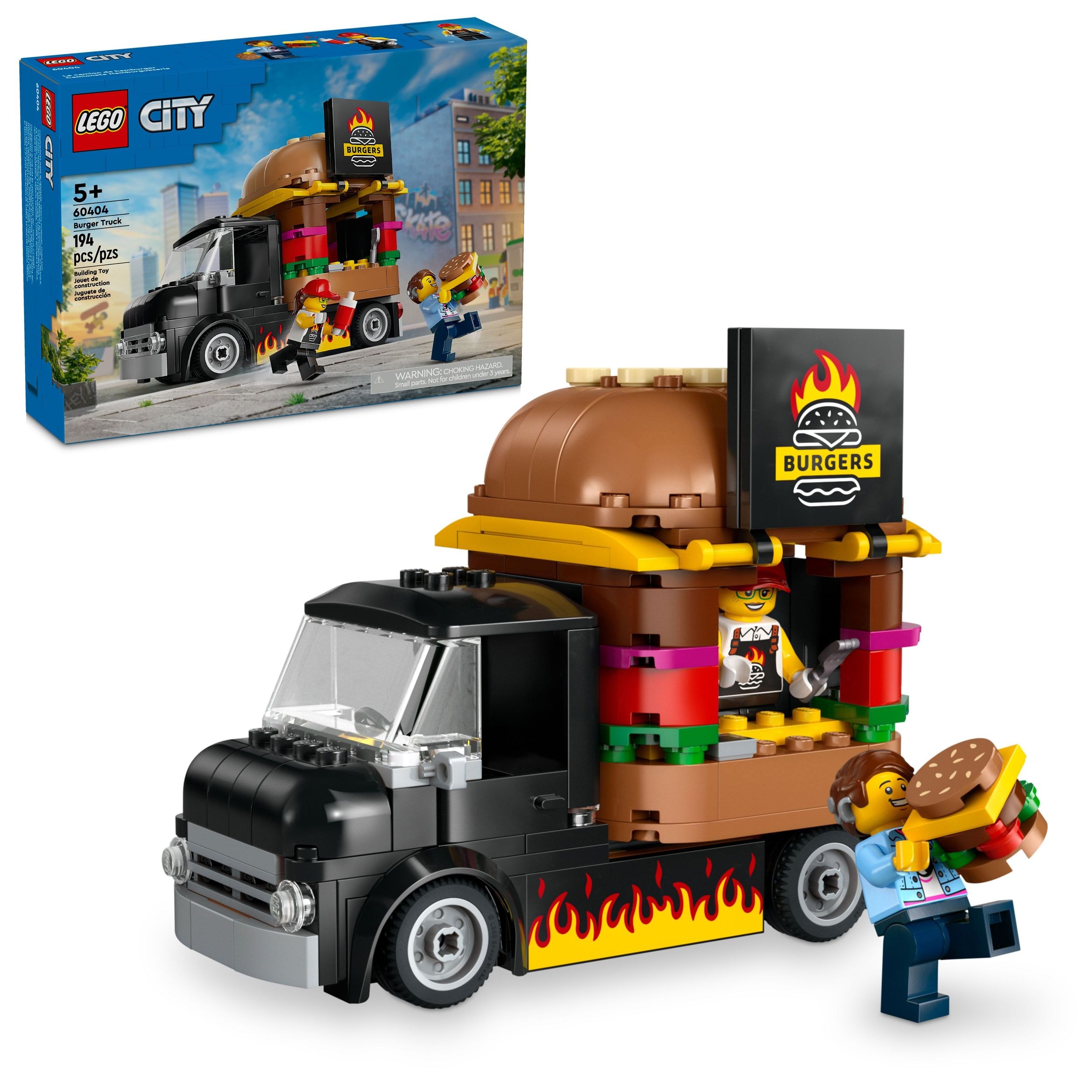 LEGO® City Burger Truck - 60404, 194-pc, Ages 5+ | Canadian Tire
