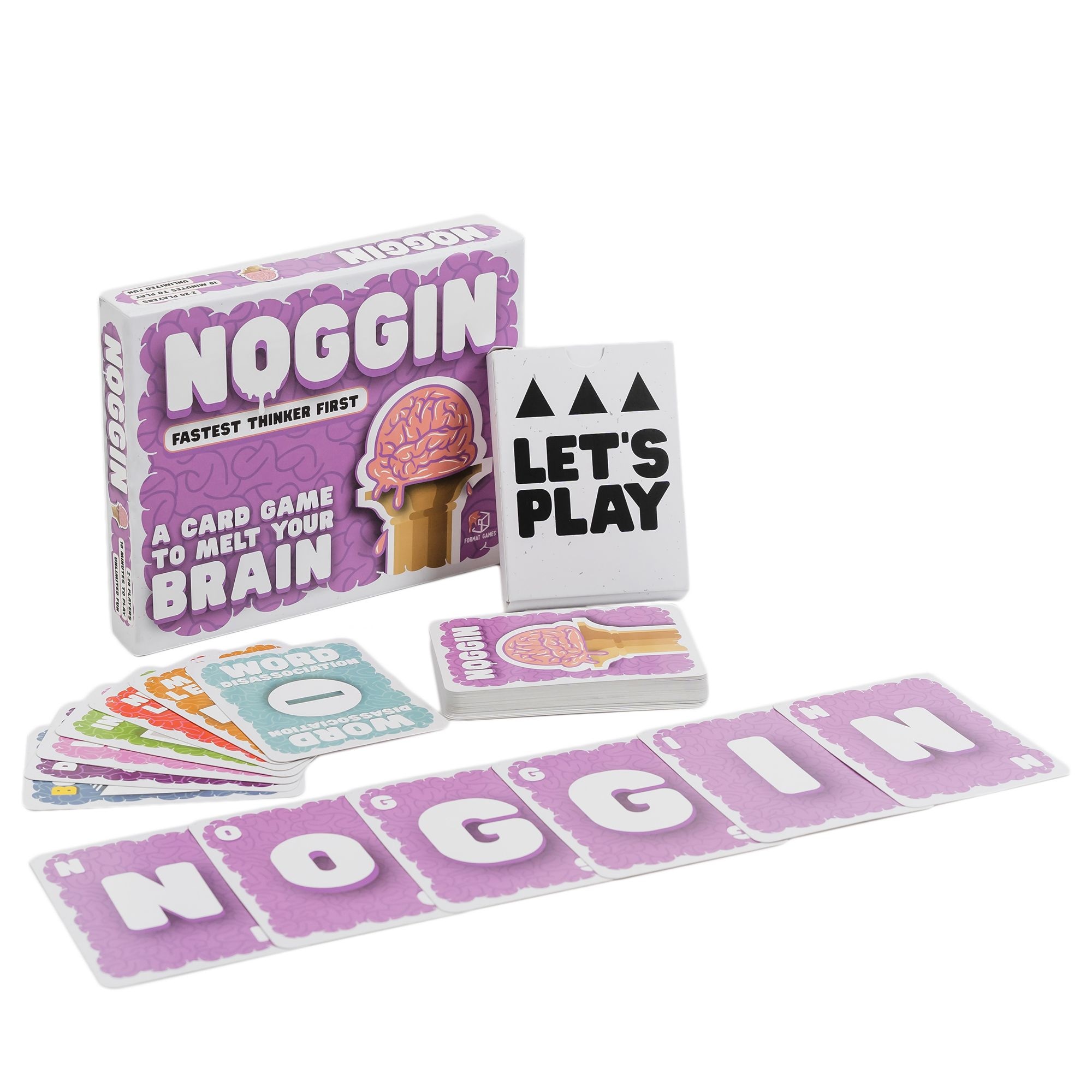 Noggin: Fastest Thinker First Frenzy Card Game, English Version ...