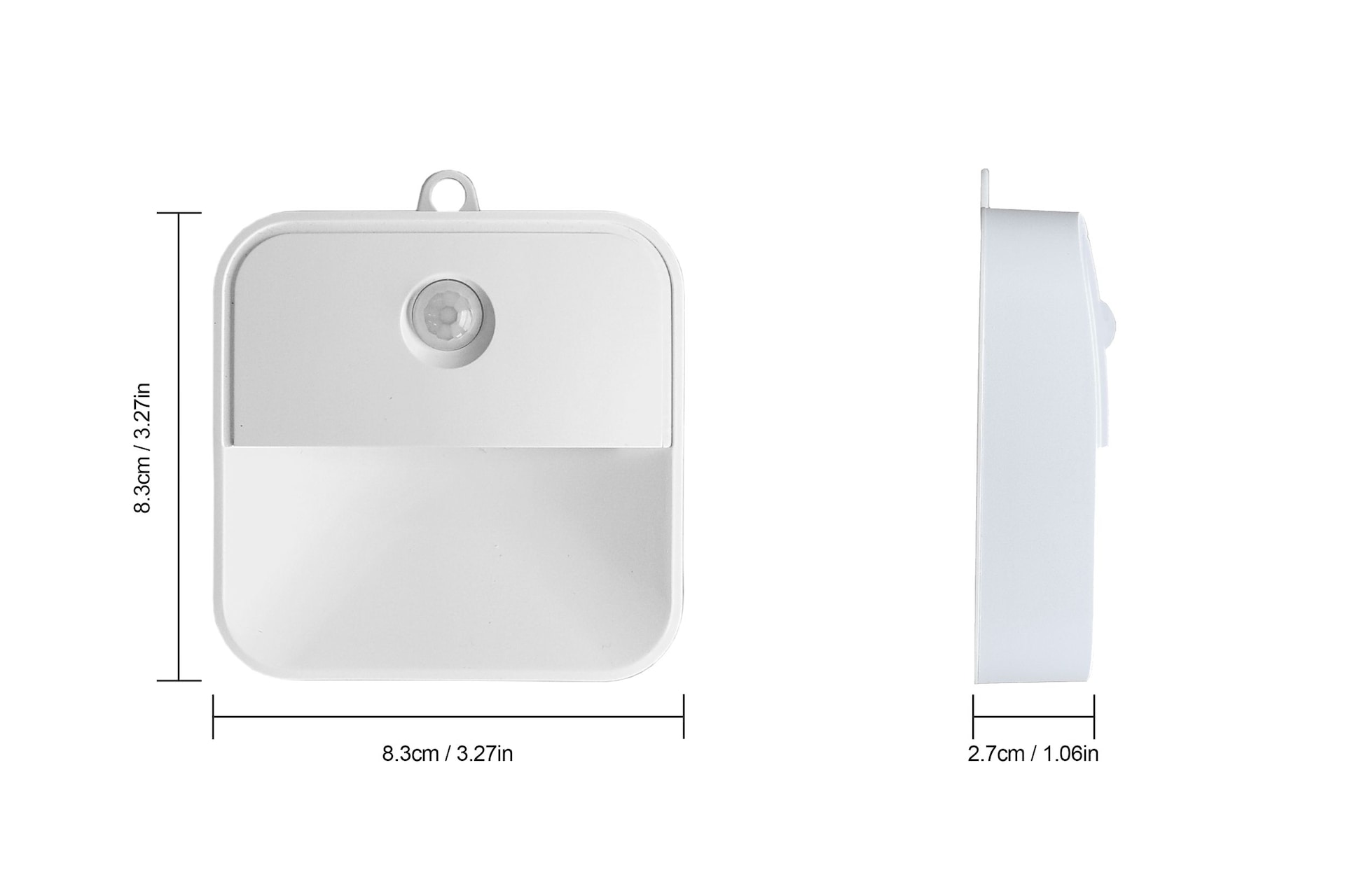 NOMA Battery-Operated Motion Sensor Round LED Surface Mount Light, Warm ...