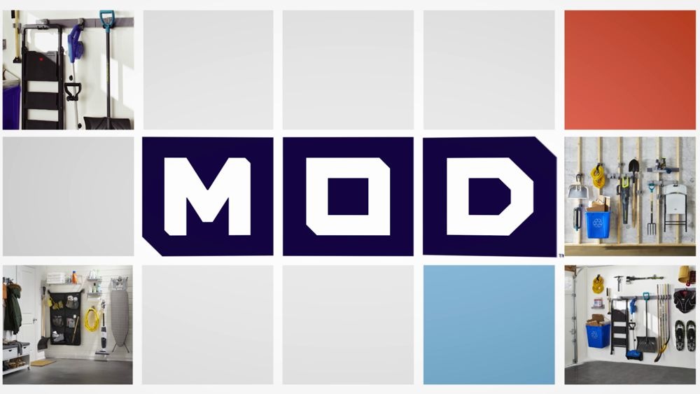 Mastercraft MOD Broom Holder / Hanger, Holds up to 1-1/2-in Diameter ...