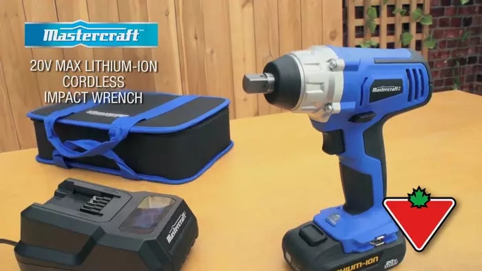 Mastercraft 20V Max Li-Ion Cordless Impact Wrench, 1/2-in | Canadian Tire